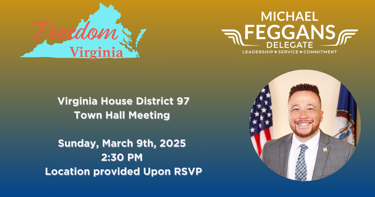 Delegate Michael Feggans HD97 Town Hall Hosted by Freedom Virginia · DLCC