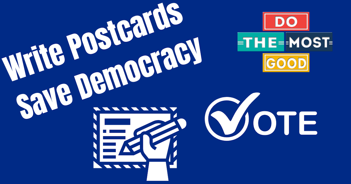 Send postcards to Save Democracy · Swing Left