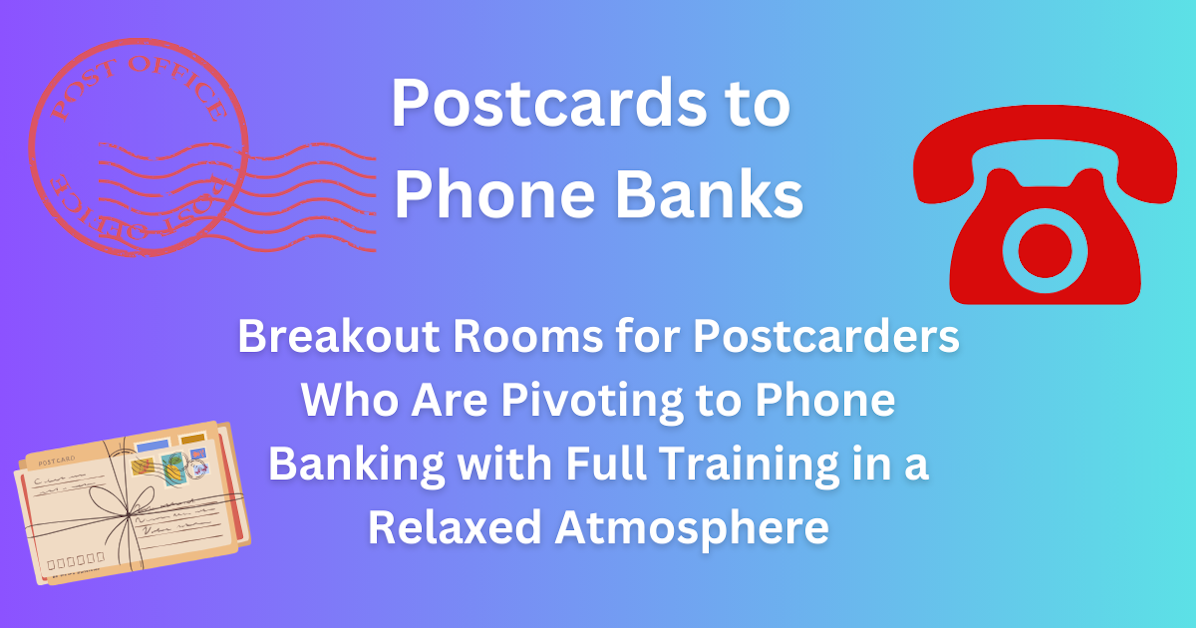 Postcards to Phone Banks · Commit to Democracy