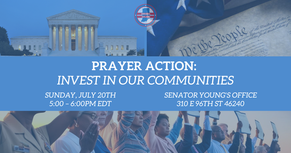 Prayer Action: Invest in Our Communities Not ICE · AFT