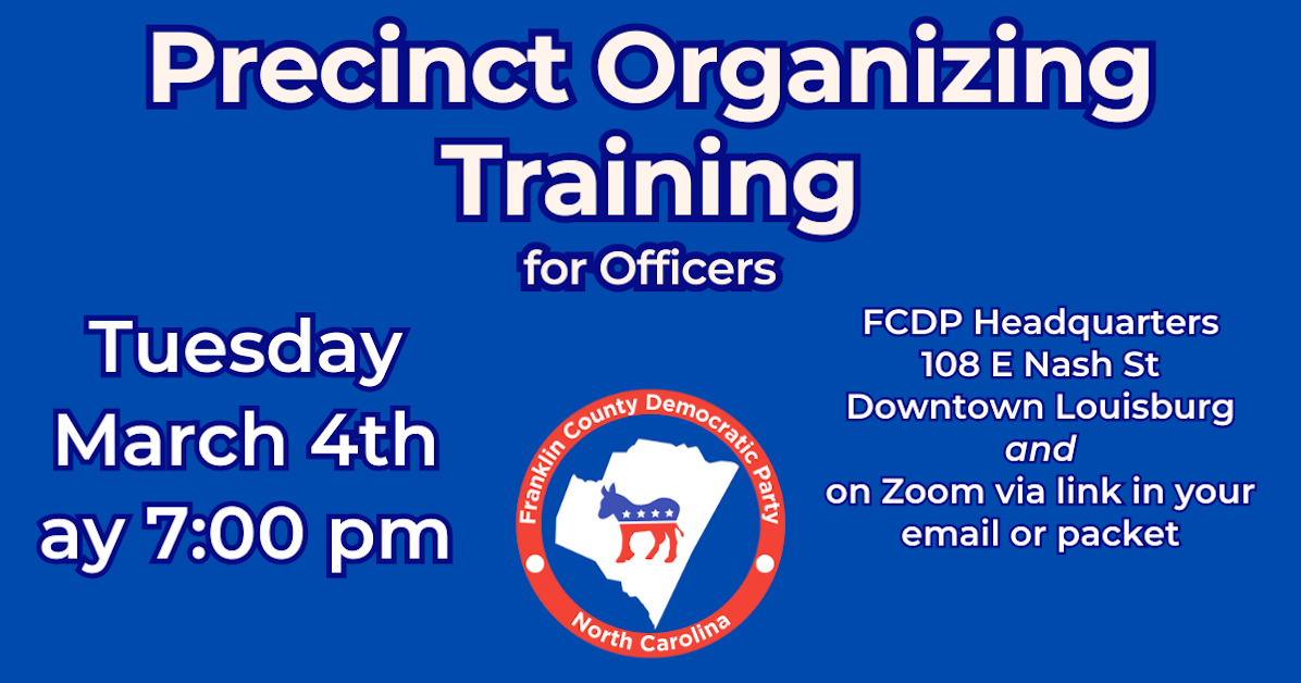 Precinct Meeting Training - Officers · Mobilize