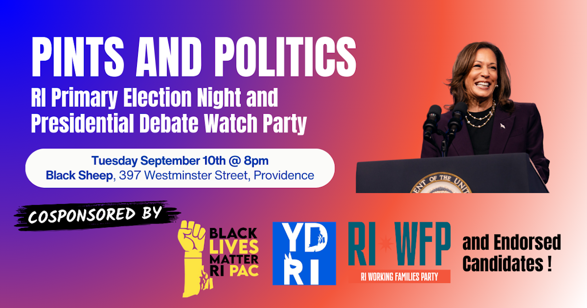 Presidential Debate and RI Primary Election Watch Party · Mobilize