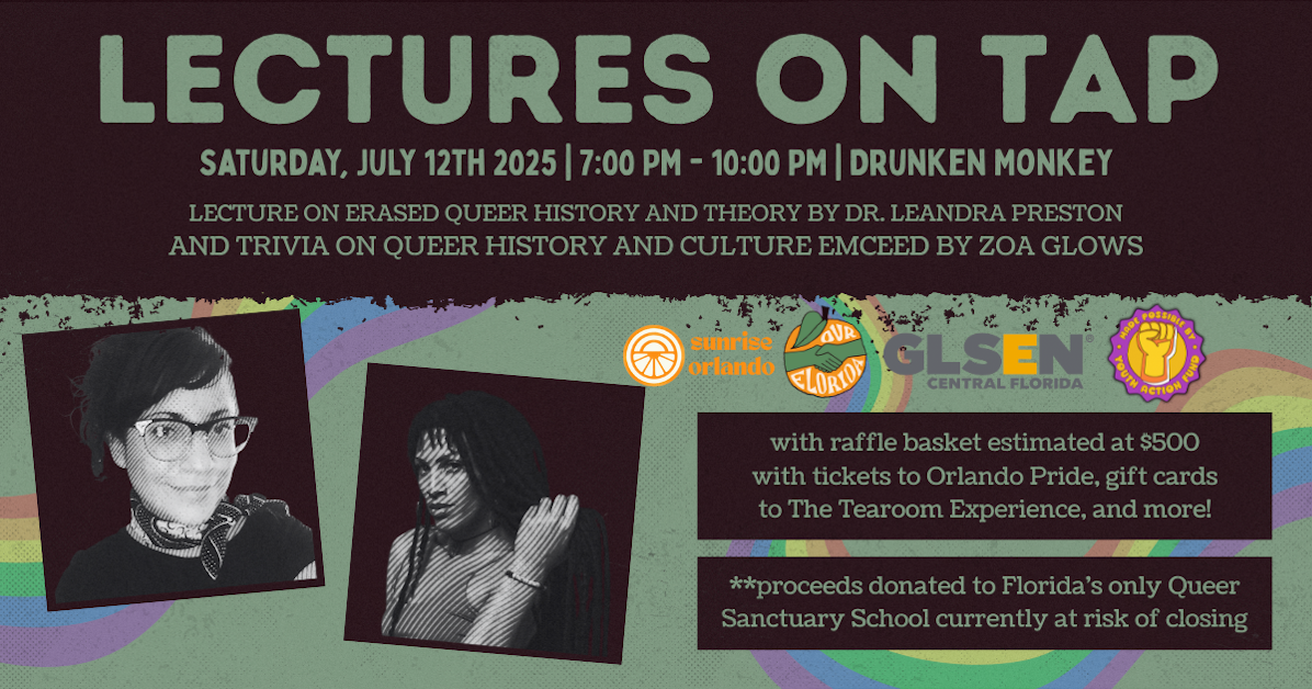 Our Florida: Orlando Pride Lectures on Tap · Mobilize