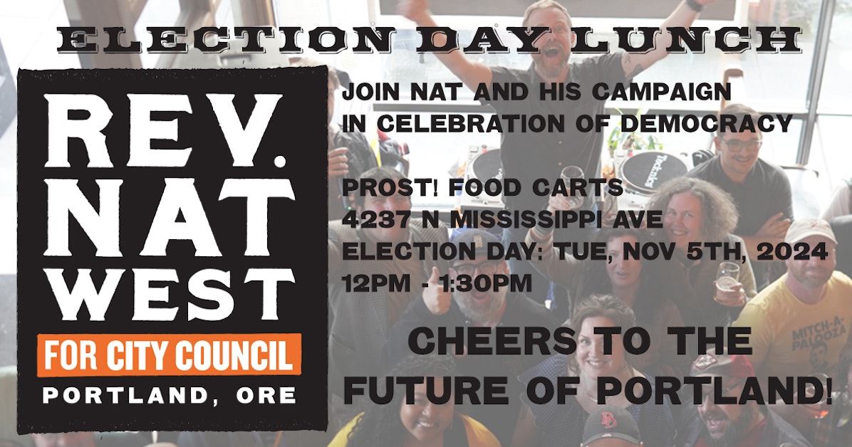 Election Day Campaign Lunch at Prost! · The Yes She Can campaign