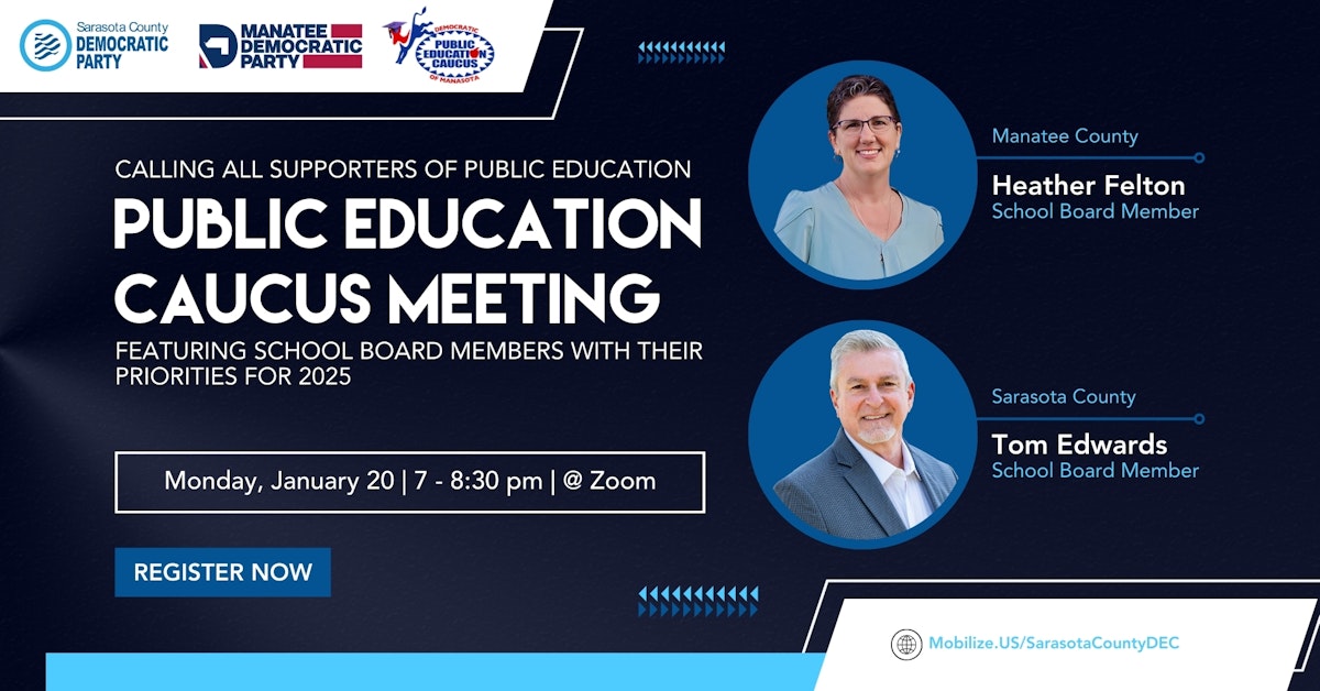PUBLIC EDUCATION CAUCUS presents TOM EDWARDS & HEATHER FELTON · Mobilize