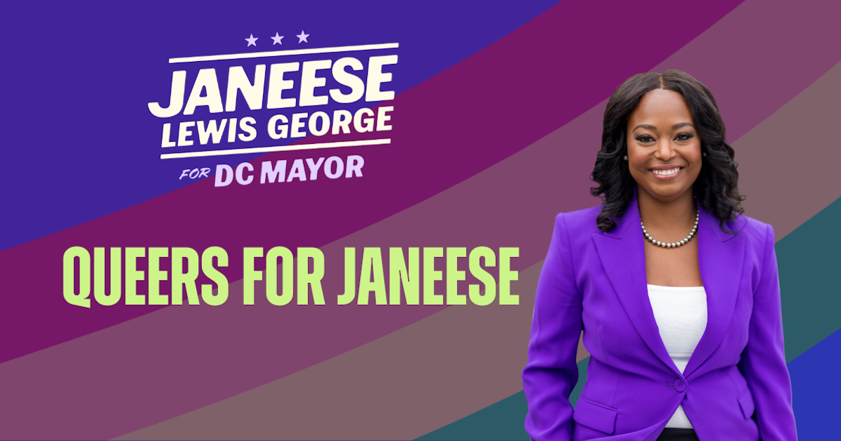 Queers for Janeese · Janeese for DC Mayor