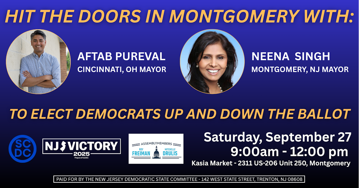 Hit the Doors with Cincinnati Mayor Aftab Pureval & Montgomery Mayor ...
