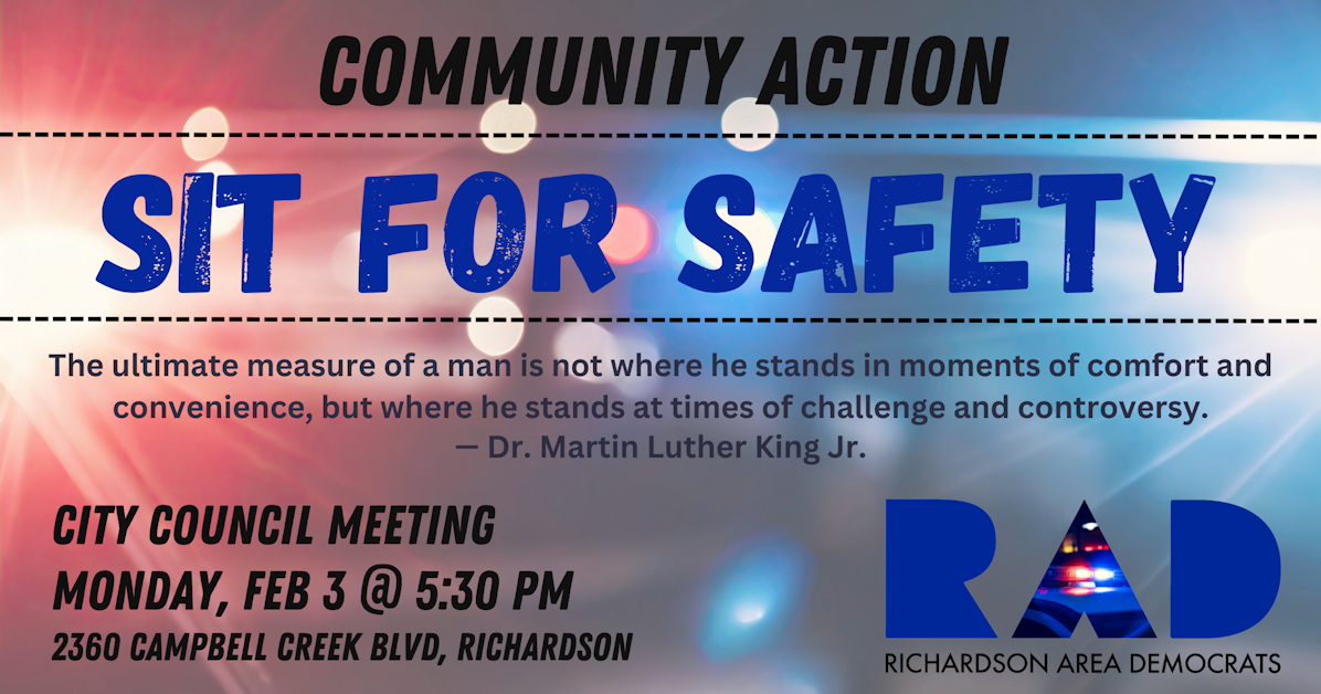 RAD Sit for Safety - CALL TO ACTION! · Mobilize
