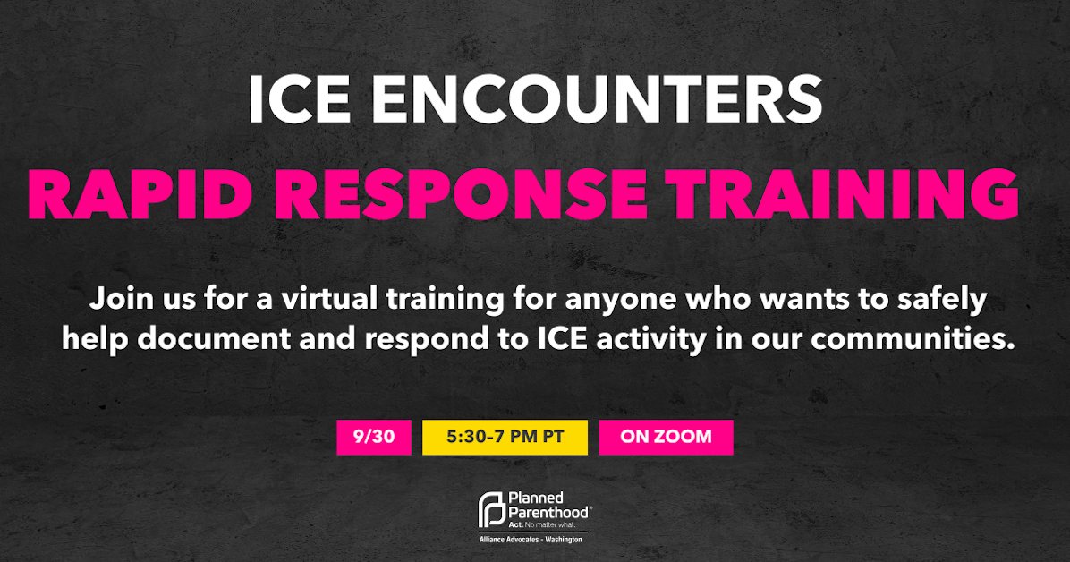 Ice Encounter Rapid Response Training · Seattle Indivisible