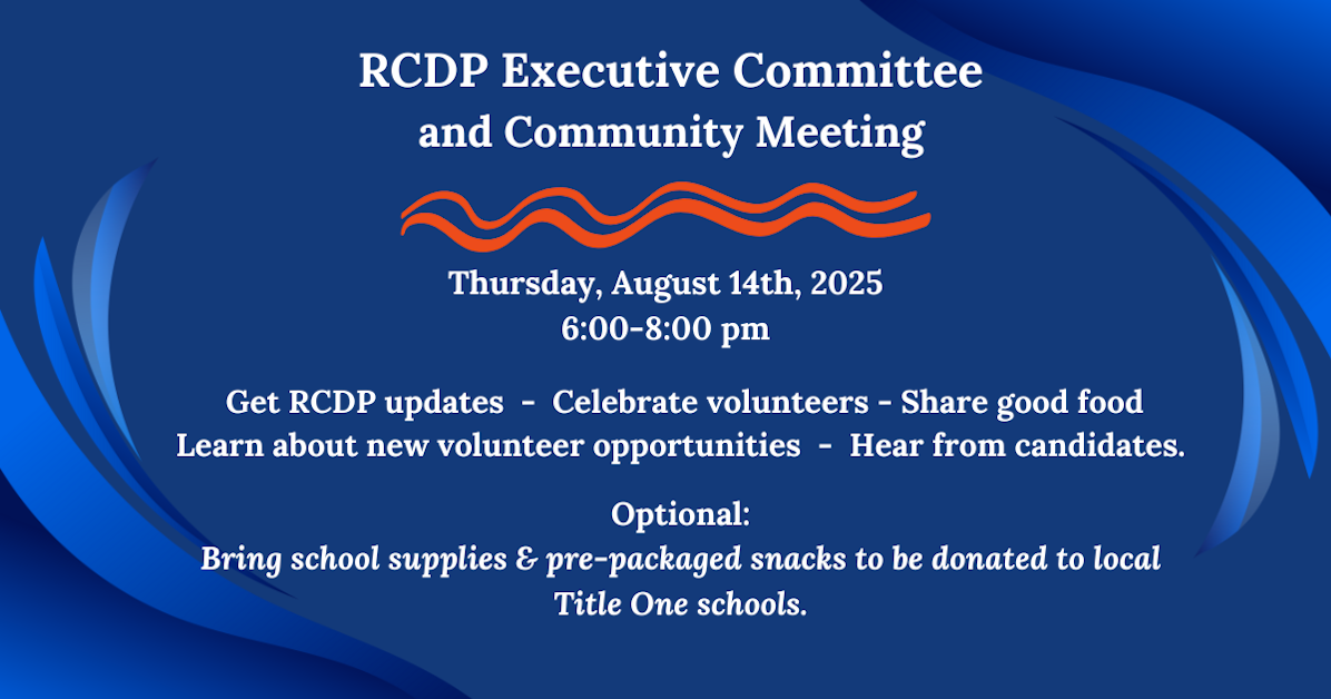 RCDP Executive Committee and Community Meeting · Mobilize