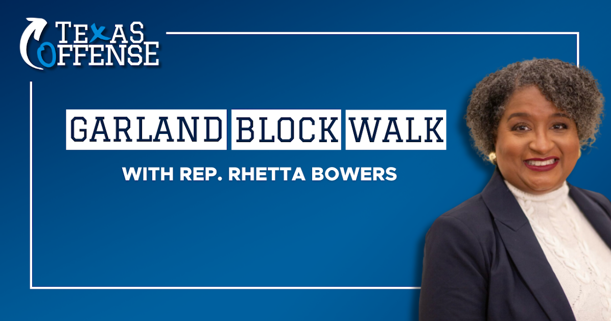 Garland Block Walk with Rep. Rhetta Bowers · Mobilize