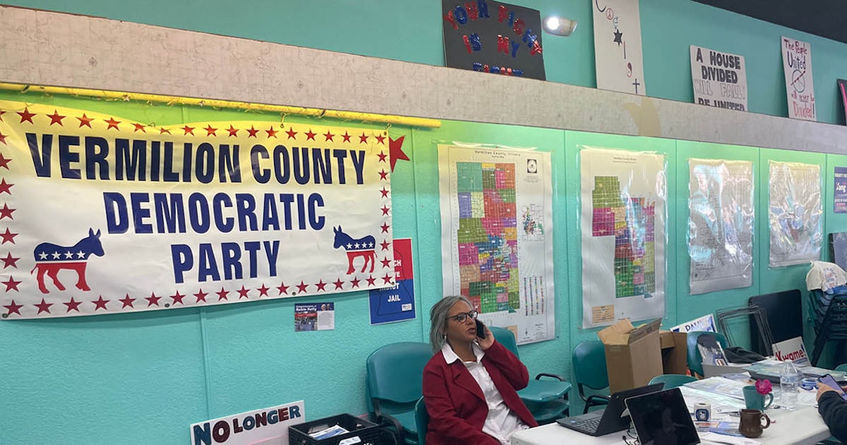 Robin Kelly Vermilion County Early Vote GOTV Event · #TeamRobin