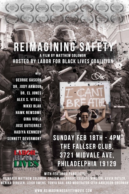 Reimagining Safety Film Screening and Panel · SEIU HCPA