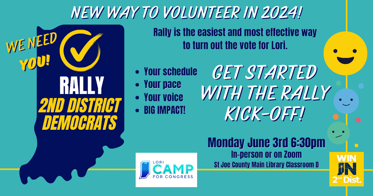 Rally 2nd District Democrats Kick-Off for Lori Camp · Mobilize