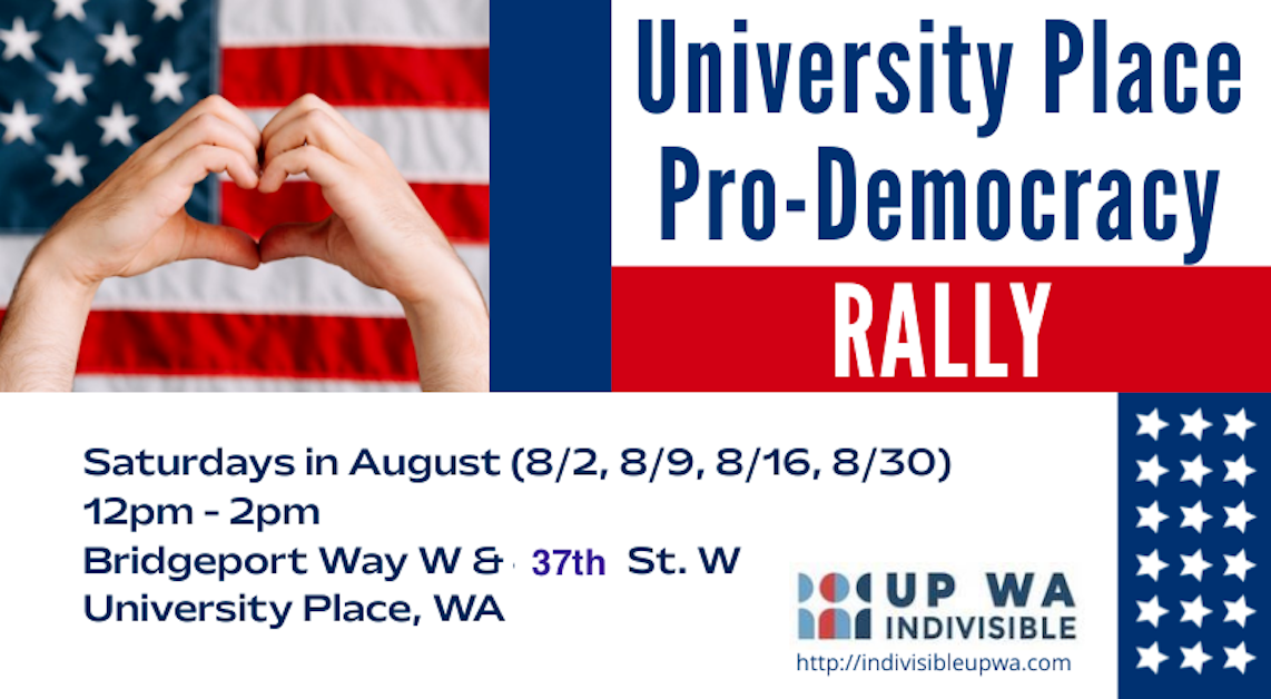 Weekly UP Pro-Democracy Rallies · Indivisible