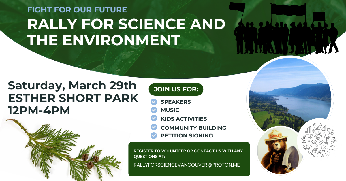 Rally for Science and the Environment · Indivisible Greater Vancouver