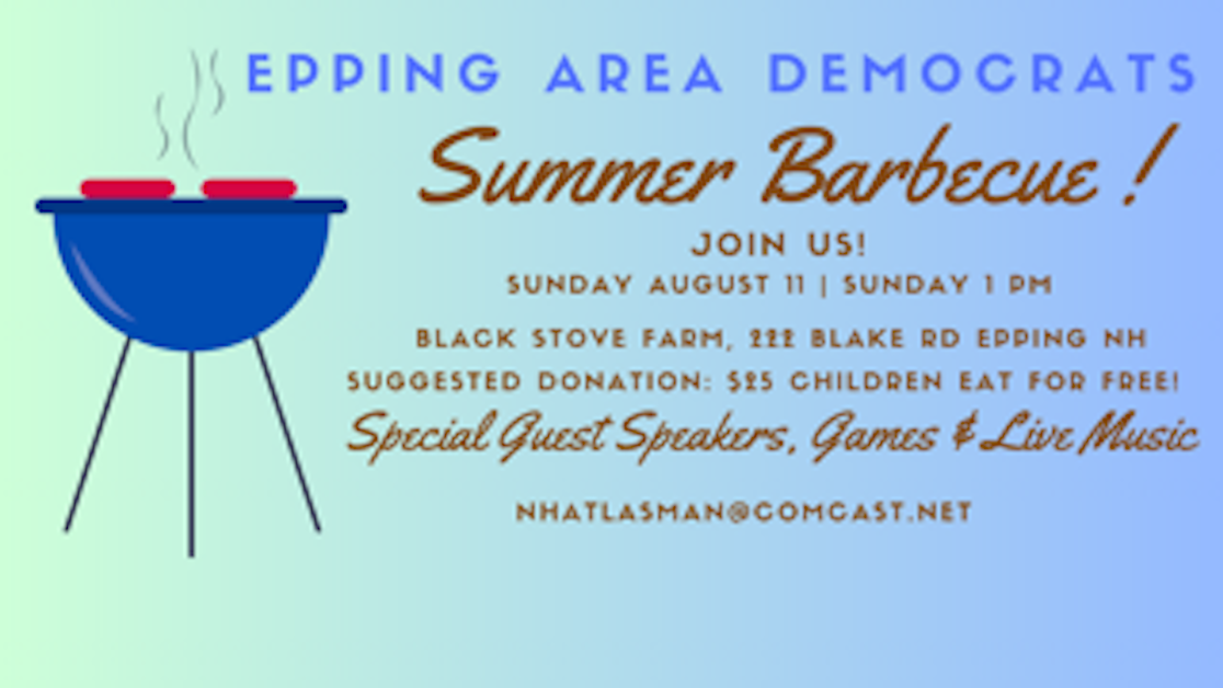Epping Democrats Summer BBQ · The NH Democratic Party