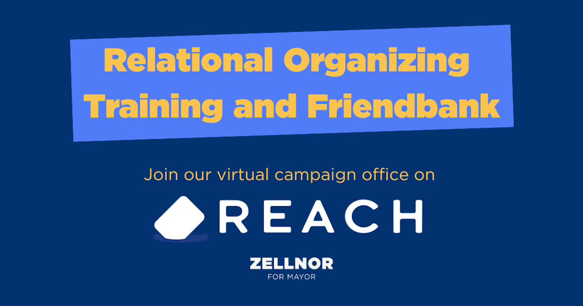 Relational Organizing Training and Friendbank · Zellnor for NYC
