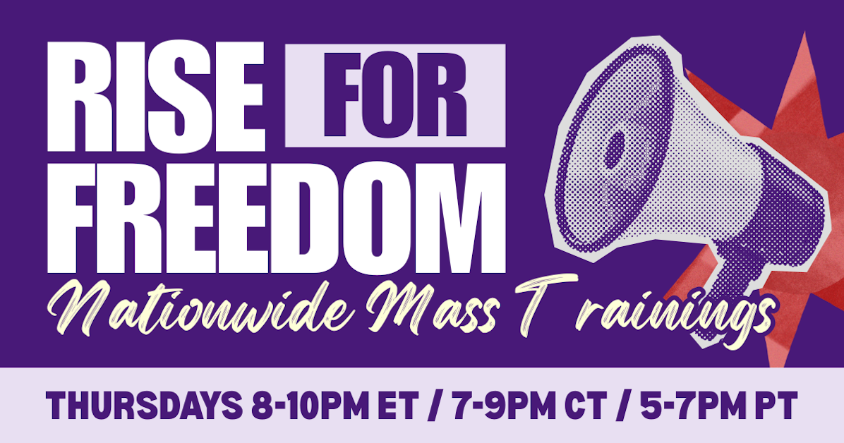 Nationwide Rise for Freedom Training Series · Rise for Freedom Trainings