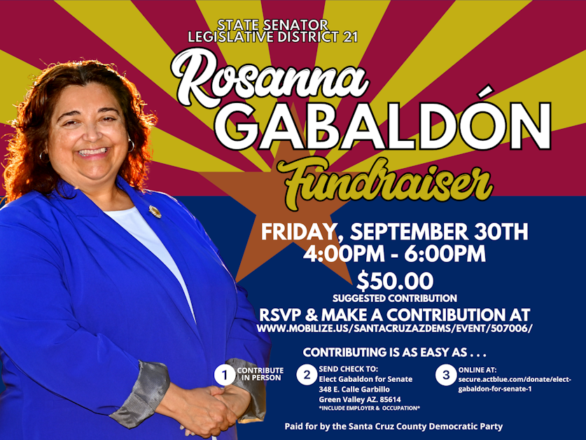 Sen. Rosanna Gabaldon Fundraiser · Mobilize