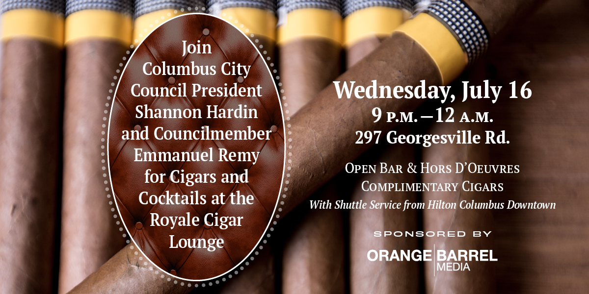 Cigars and Cocktails with Columbus City Council Pres. Shannon Hardin ...