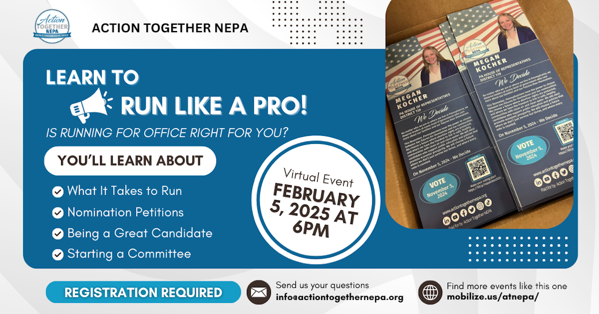 Run Like a Pro! Virtual training on running for local office · Action ...