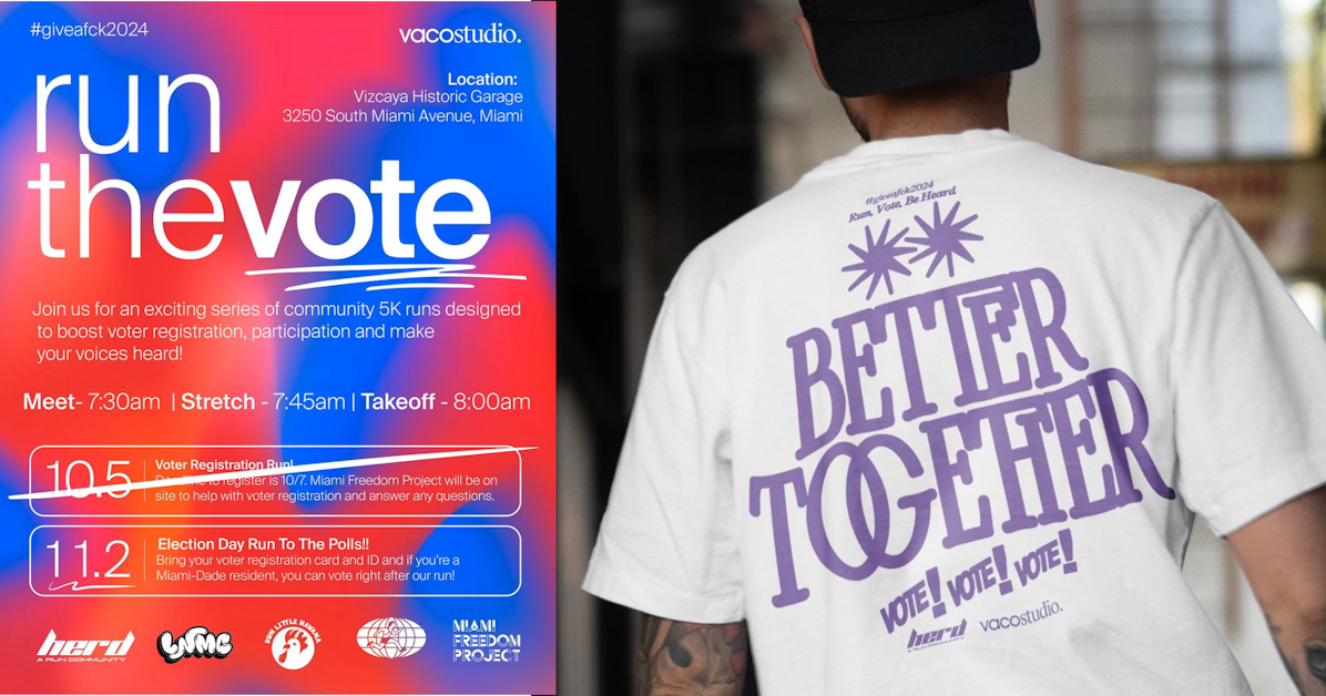Run the Vote: 5K run to the polls - Tabling · Mobilize