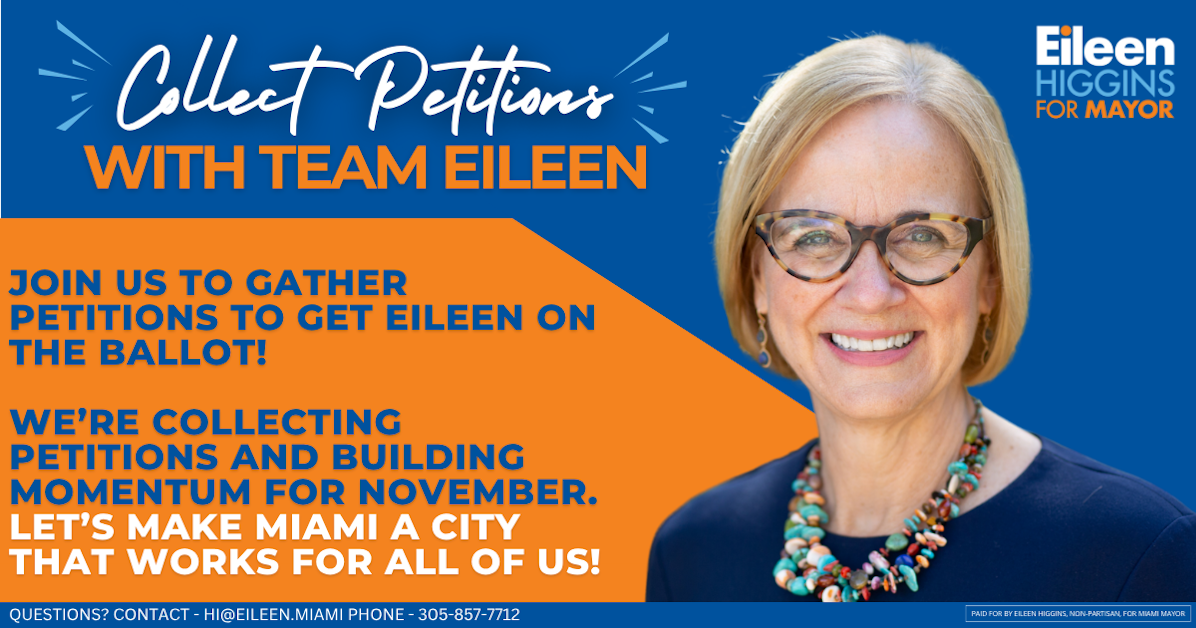 Collect Petitions with Team Eileen at Virginia Key Beach! · Mobilize