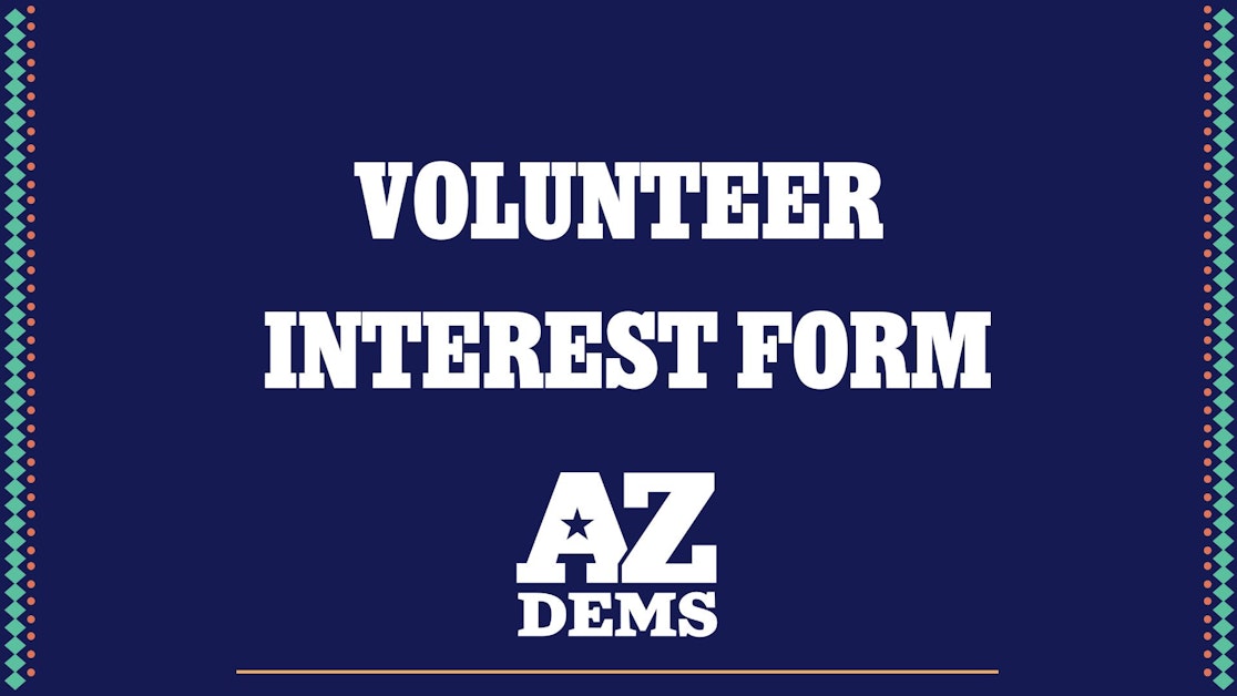 Volunteer with the Arizona Democratic Party · Arizona Democratic Party