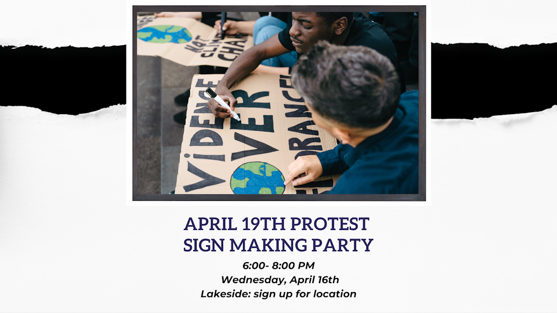 Sign Making Party for the Hands Off Protest April 19th · Navajo County ...