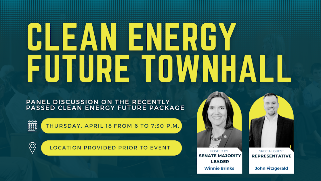 Clean Energy Future Town Hall with Sen. Brinks and Rep. Fitzgerald ...