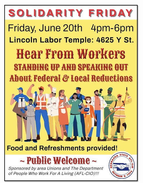 SOLIDARITY FRIDAY EVENT · Pride at Work