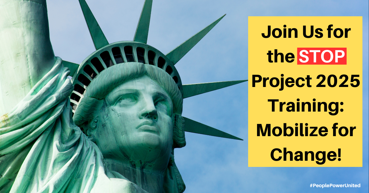 Join Us: Birddogging and STOP Project 2025 Training: Mobilize for ...