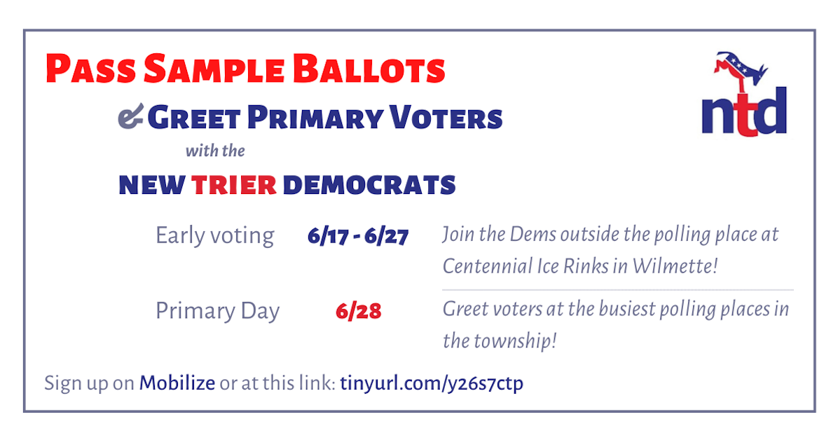 Help pass Sample Ballots & greet voters during Early Voting & on ...