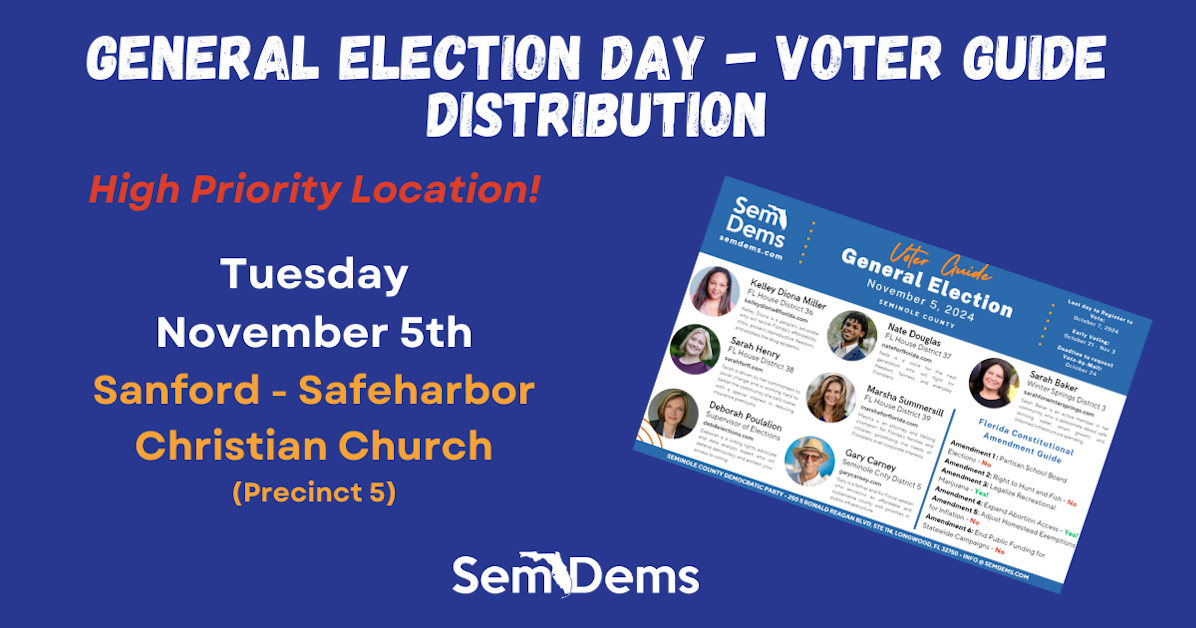ELECTION DAY Voter Guides! - Sanford Safeharbor Christian Church (P5 ...