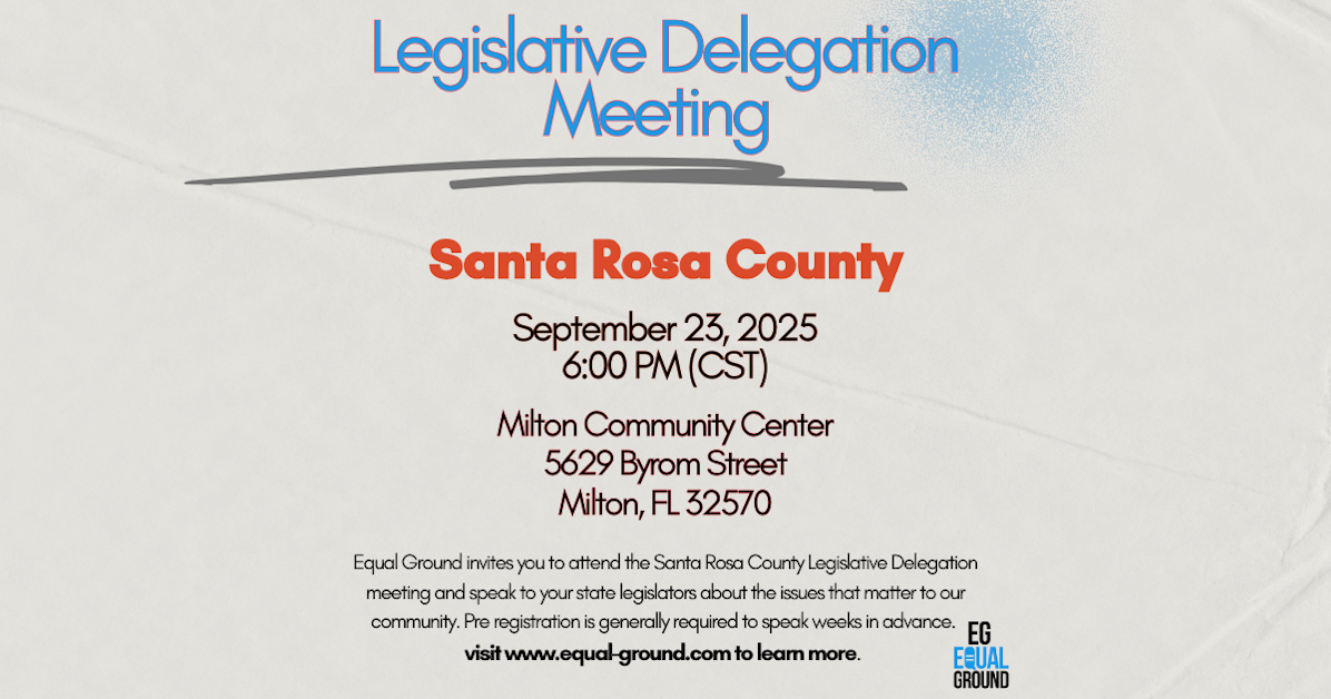Santa Rosa County Legislative Delegation Meeting – Speak to Your ...