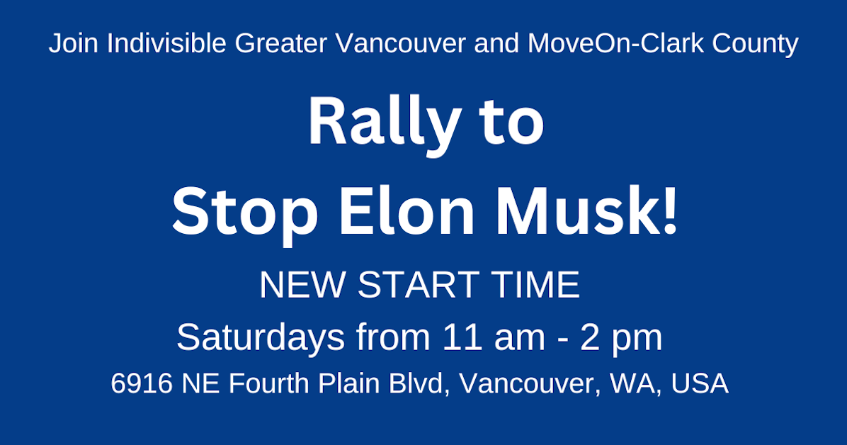 4/12 Stop Elon Musk Rally! · Mobilize