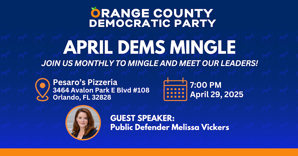 APRIL DEMS MINGLE · Orange County Democrats