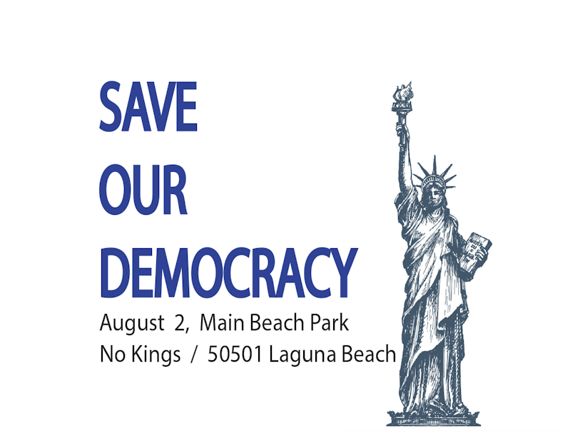 "No Kings" Save Our Democracy · Mobilize