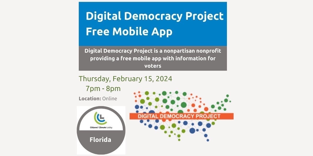 FL Environmental Policy Discussion and Digital Democracy Project ...