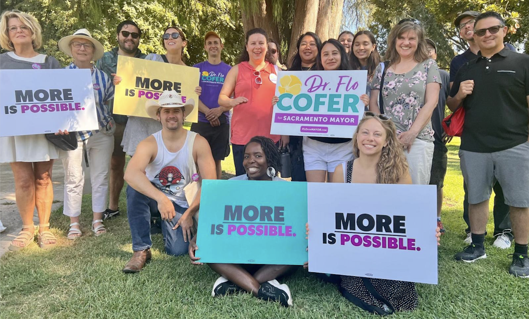 Door knocking in Midtown with Dr. Flo Cofer for Sacramento Mayor 9/2 ...