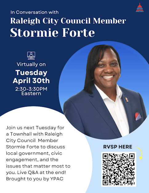 Student-Run Virtual Town Hall with Raleigh City Council Member Stormie ...