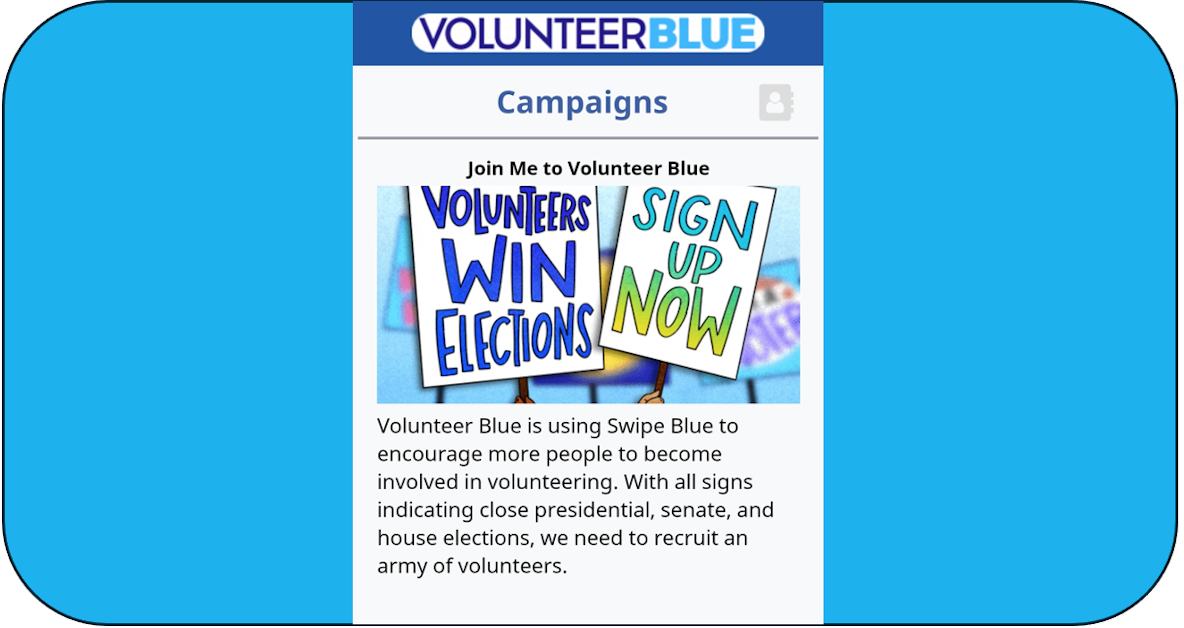 Let's Swipe Blue -Training · Activate America