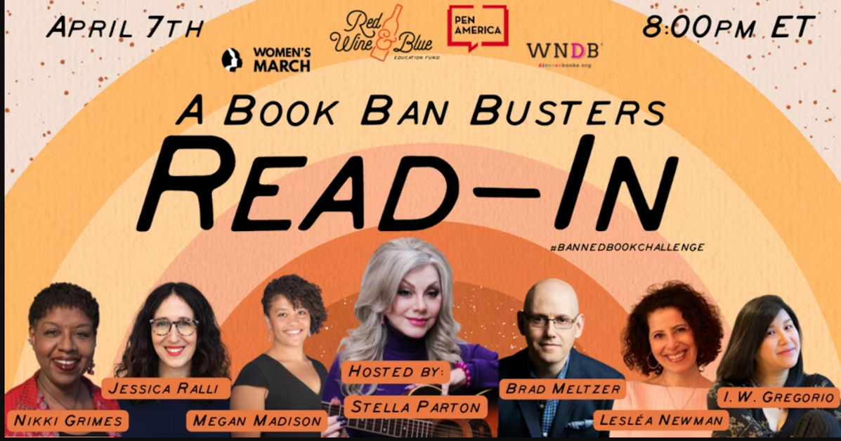 Book Ban Busters: The National Read-In Hosted by Red, Wine & Blue ...