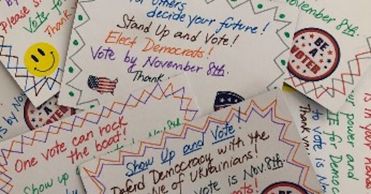 Canyon Democrats Postcards for the 2022 General Election · Democratic ...