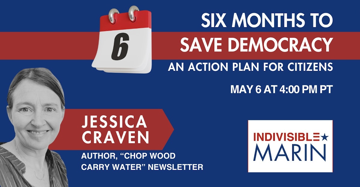Six Months to Save Democracy: An Action Plan for Citizens · Indivisible ...