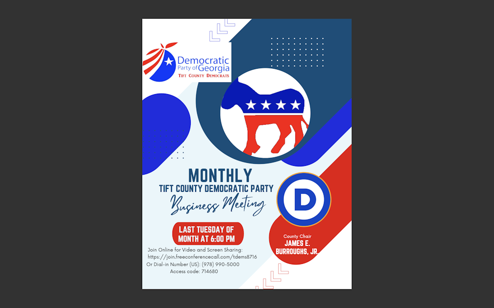 County-wide Tift County Democratic Party Meeting · Mobilize