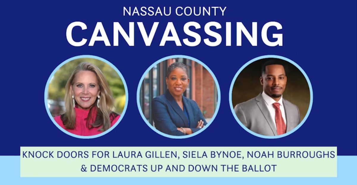 Nassau County: 100 DAYS WEEKEND OF ACTION for Laura Gillen, Siela Bynoe ...