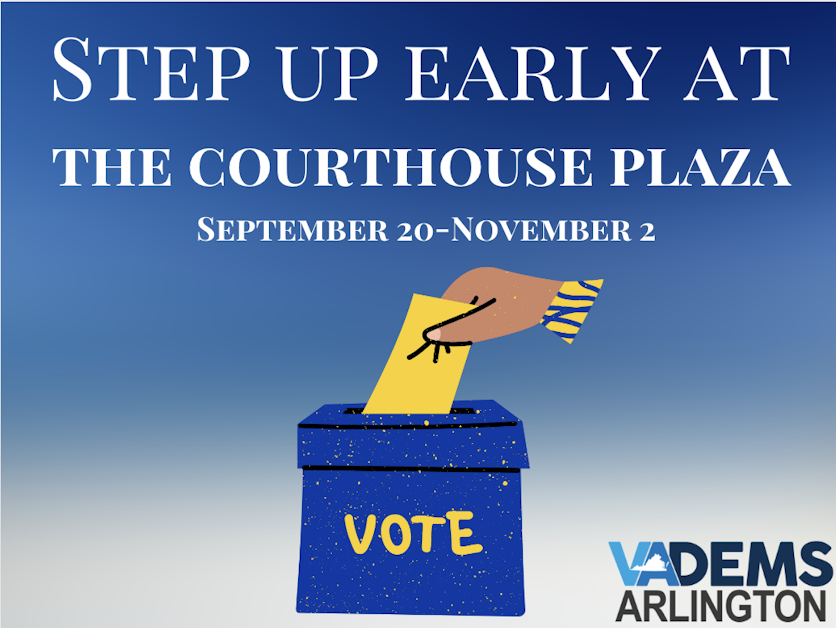 General Election Early Voting Poll Greeting at Courthouse · Mobilize