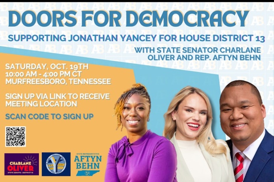Doors for Democracy - Supporting Jonathan Yancey for House District 13 ...